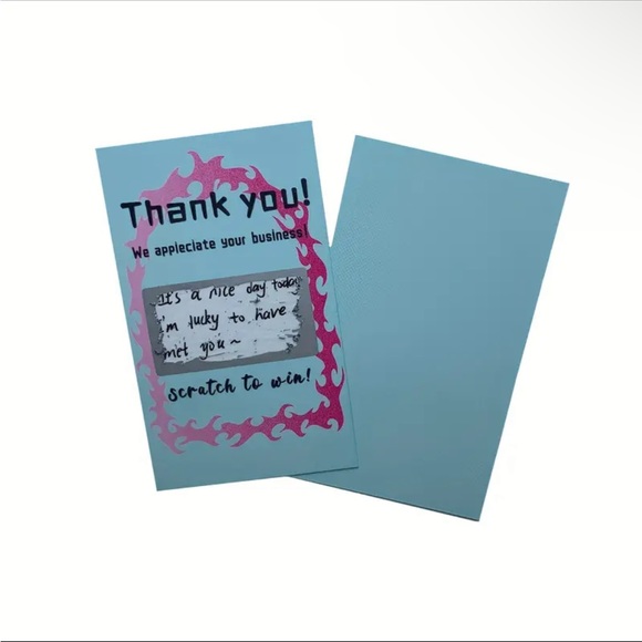 Other | 5 Diy Make Your Own Scratch Off Ticket Prizes | Poshmark